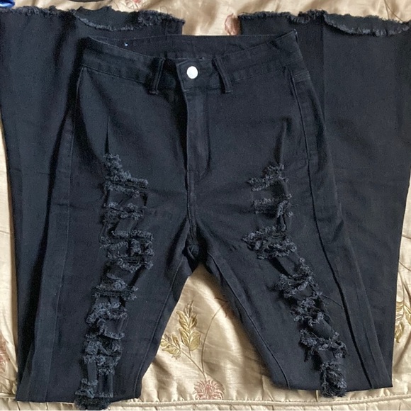 H&Y Fashion | Jeans | Hy Fashion Size Medium High Rise Flare Slim Leg ...